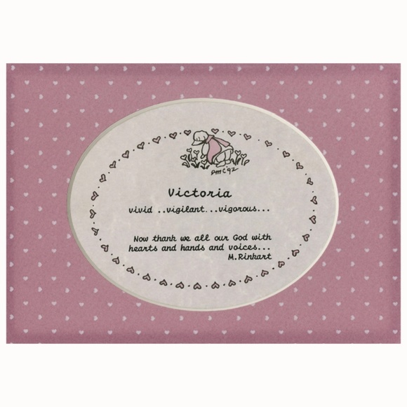 Art | Cute Vintage Art Print In Mat For Victoria Calligraphy ...